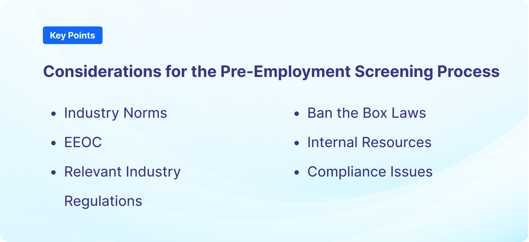 Pre-Employment Screening: Strategy and Workforce Safety